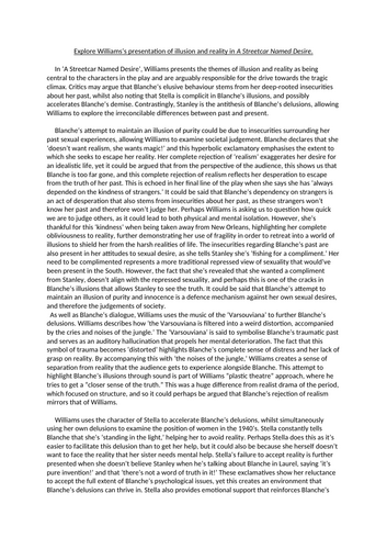 A-Level English Lit Streetcar Revision Bundle | Teaching Resources