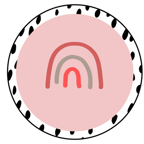 Alphabet Flash Cards, Round Rainbow Boho Alphabet Flash Cards, Editable ...