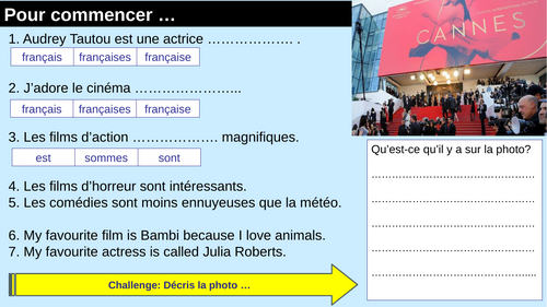 French Culture Topic Top 10 Actors | Teaching Resources