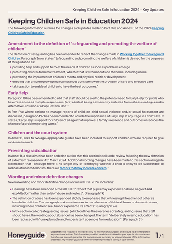 KCSIE 2024 Update and Powerpoint | Teaching Resources
