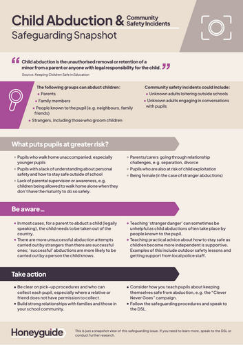 Annual Safeguarding Training Pack 2025 | Teaching Resources