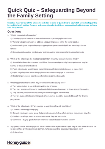 Annual Safeguarding Training Pack 2025 | Teaching Resources