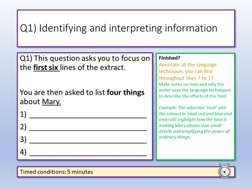 AQA English Language Paper 1 May 2024 | Teaching Resources