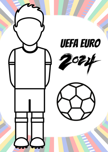 Euros 2024: Design a Euro's Football Kit. Drawing Activity Competition ...