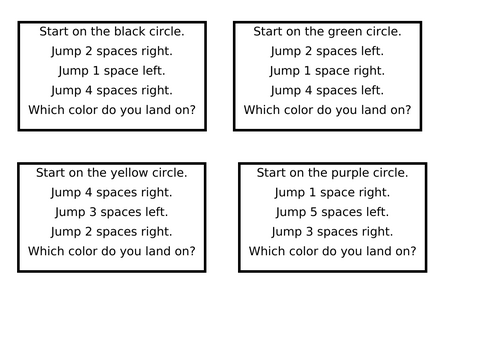 Directional Language cards | Teaching Resources