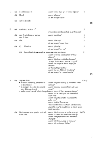 Year 8 Science KS3 AQA 20 minute tests | Teaching Resources