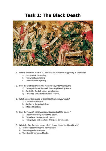 L9 - The Black Death: Impact and Responses | Teaching Resources