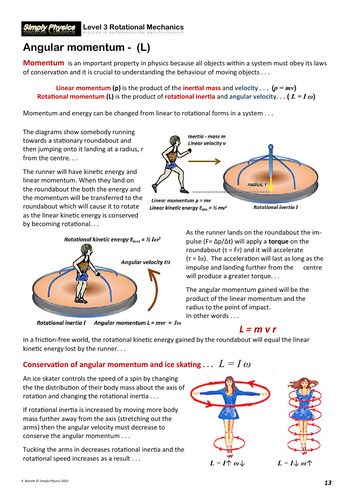 Rotational Mechanics for NCEA Phy 3-4 | Teaching Resources