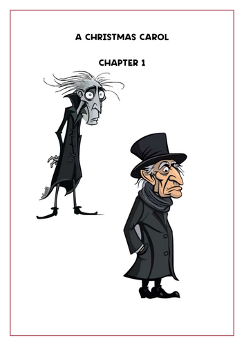A Christmas Carol: Engaging GCSE Comprehension Activity on Chapter 1 ...