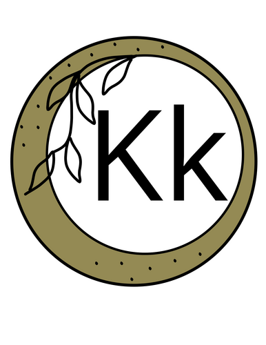 Printable Botanical Alphabet Letters, Round Word Wall Alphabet Letters ...