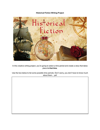 Historical Fiction Workbook | Teaching Resources