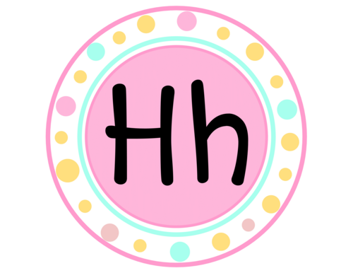 Pastel Polka Dots Printable Alphabet Flash Cards, Editable Word Wall ...