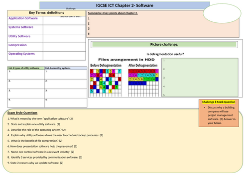 IGCSE ICT Chapter 2 Knowledge Organiser | Teaching Resources IGCSE ICT Chapter 2 Knowledge Organiser | Teaching Resources
