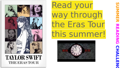 Taylor Swift summer reading list. | Teaching Resources