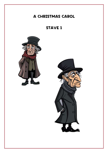 GCSE Comprehension: Stave 1 of "A Christmas Carol" – Engaging Activity ...
