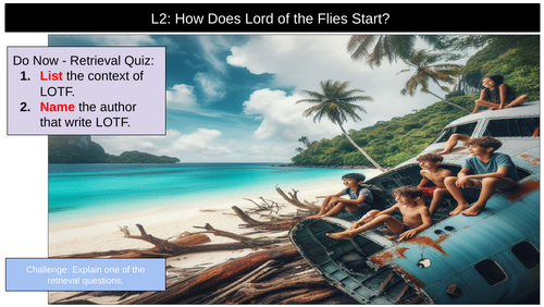 Lord of the Flies SoW | Teaching Resources