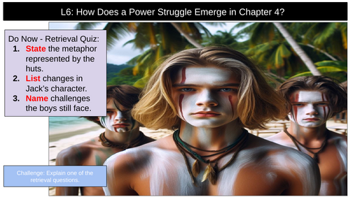 Lord of the Flies SoW | Teaching Resources