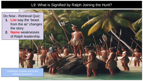 Lord of the Flies SoW | Teaching Resources