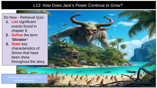 Lord of the Flies SoW | Teaching Resources