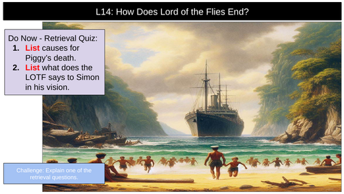 Lord of the Flies SoW | Teaching Resources