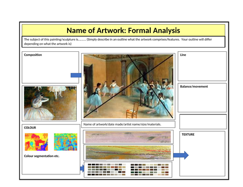 The Comparative Study handouts for each criteria | Teaching Resources