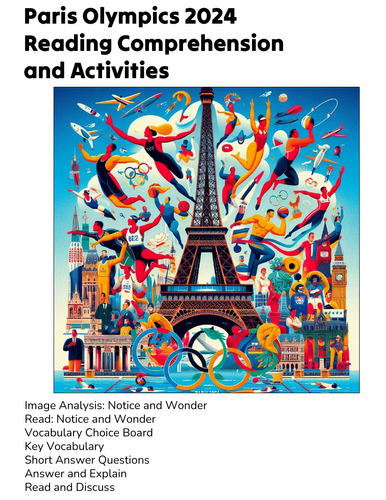 PSHE Tutor Time Activity: Paris 2024 Olympics Activity Pack | Teaching ...