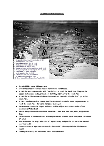 Ernest Shackleton and The Endurance: KS1 | Teaching Resources