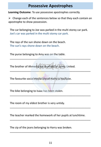 English Functional Skills - Level 1 - Punctuation Workbook | Teaching ...