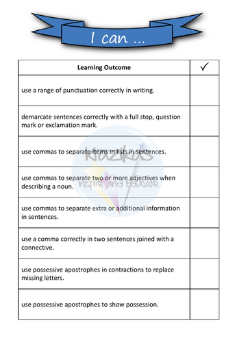 English Functional Skills - Level 1 - Punctuation Workbook | Teaching ...