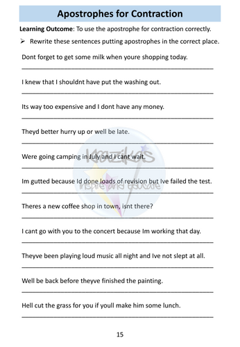 English Functional Skills - Level 1 - Punctuation Workbook | Teaching ...