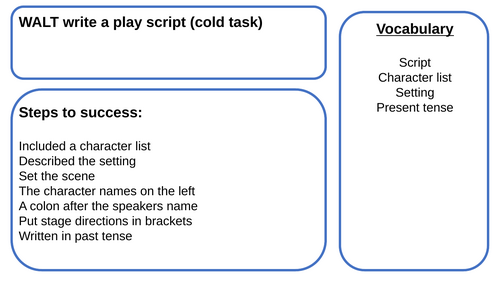 Year 3 - Playscript linked to Traction Man story | Teaching Resources