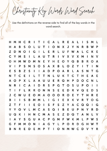 A-Level RS: Paper 1 Last Minute Revision Lesson - Christianity - Eduqas ...