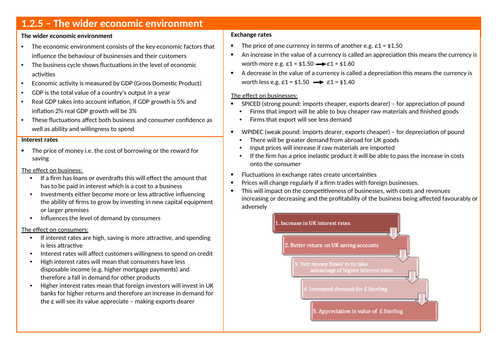 A-level Edexcel Economics B - 1.2 Notes | Teaching Resources