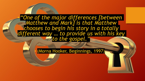 Matthew’s Proof Texts Edexcel A Level NT | Teaching Resources