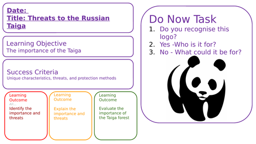 Series of lessons on Wilderness Regions | Teaching Resources