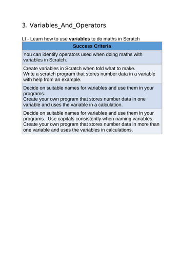 KS3 Introduction to Scratch Programming - Task Sheets | Teaching Resources KS3 Introduction to Scratch Programming - Task Sheets | Teaching Resources