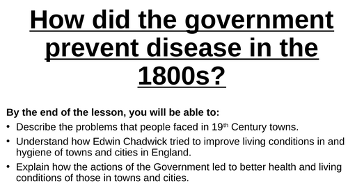 Edexcel Medicine (Industrial) 6. Government intervention & Public ...