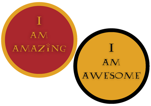 Harry Potter Themed House Colours Affirmation Station Classroom Decor ...