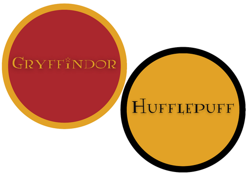 Harry Potter Themed Hogwarts House Colours Table Signs Classroom Decor ...