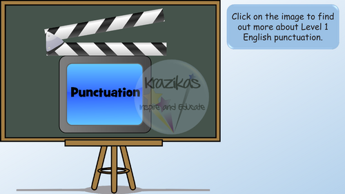 English Functional Skills - Level 1 - Punctuation | Teaching Resources