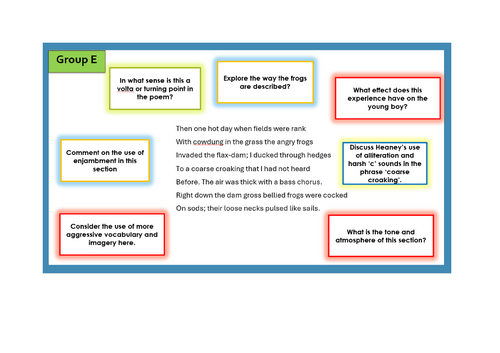 Teaching English: Poetry - Seamus Heaney's 'Death of a Naturalist ...