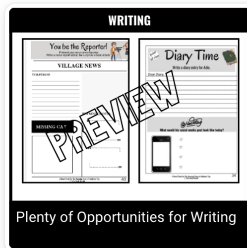 THE AMAZING STORY OF ADOLPHUS TIPS Novel Study | Teaching Resources