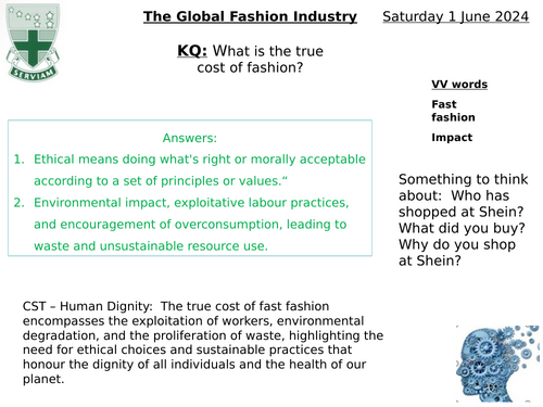 Global/fast fashion | Teaching Resources