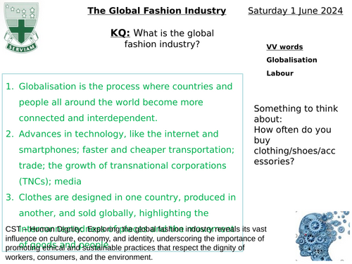 Global/fast fashion | Teaching Resources