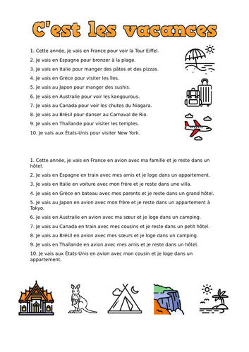 French holiday bundle | Teaching Resources