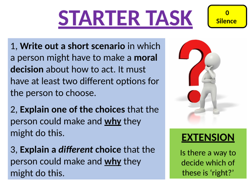 Ethical Issues - The Moral Dilemma | Teaching Resources