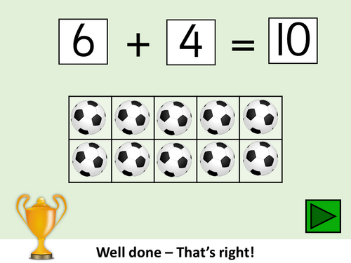 Football Ten Frame Euros | Teaching Resources