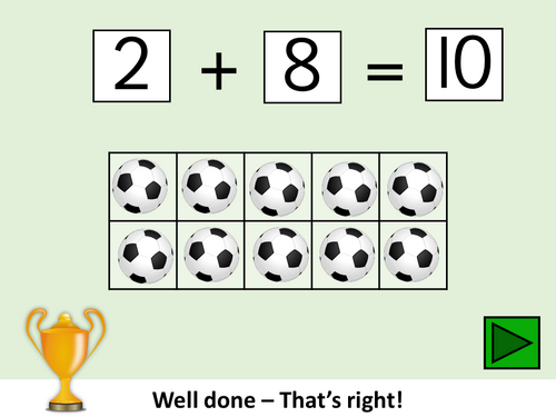 Football Ten Frame Euros 2024 | Teaching Resources