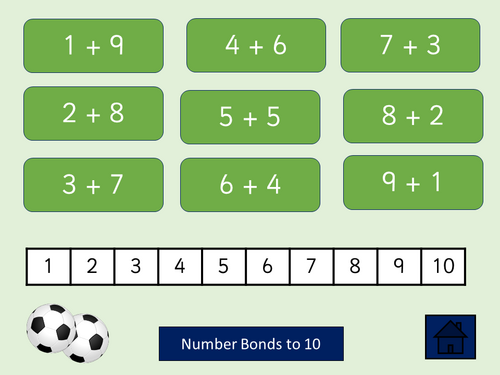 Football Ten Frame Euros 2024 | Teaching Resources