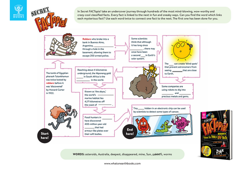 KS2 Fun Activity Sheet: Missing words | Teaching Resources
